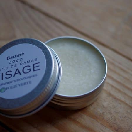 Baume visage coco rose de Damas - Folie Verte